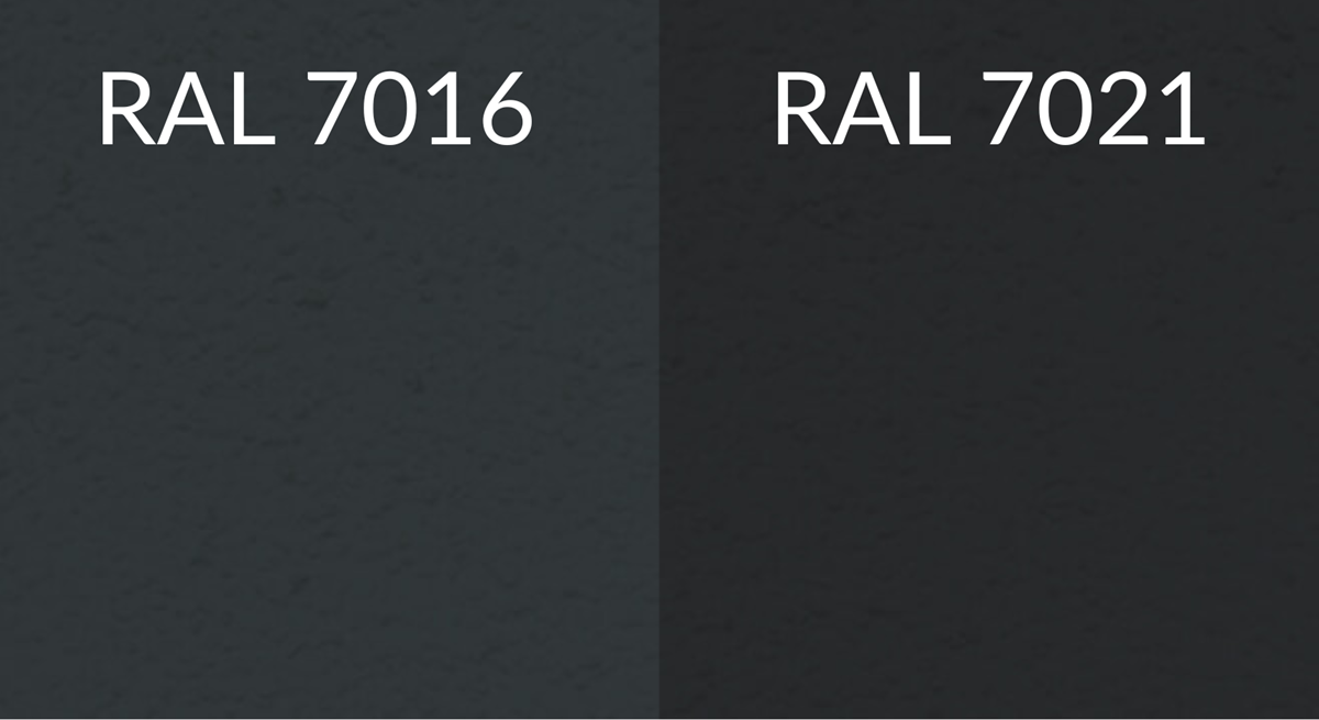 RAL 7016 of 7021, welke grijs is mooier?